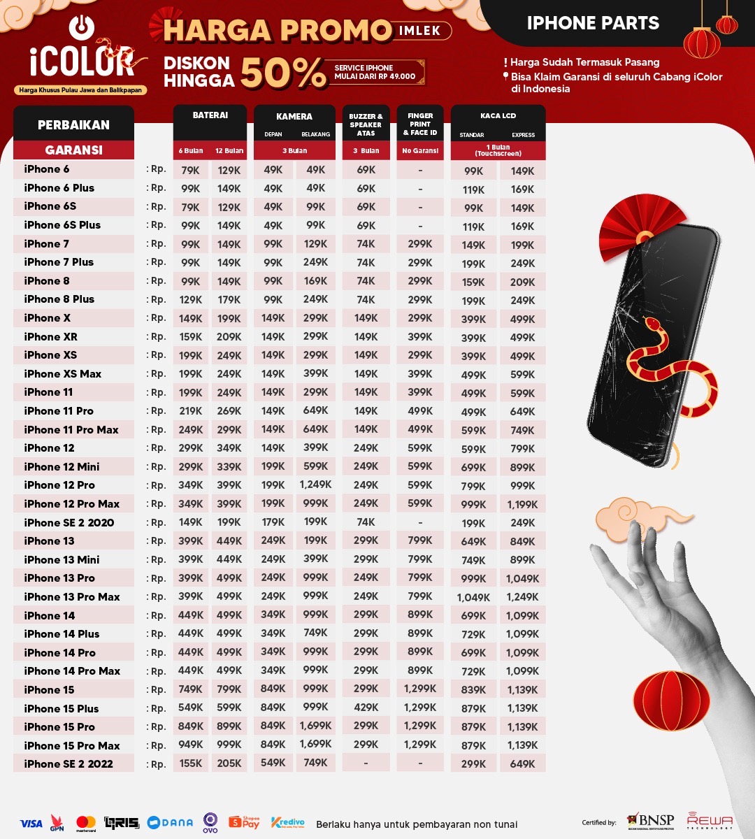 SPESIAL PRICE PROMO IMLEK 2025 NON TUNAI